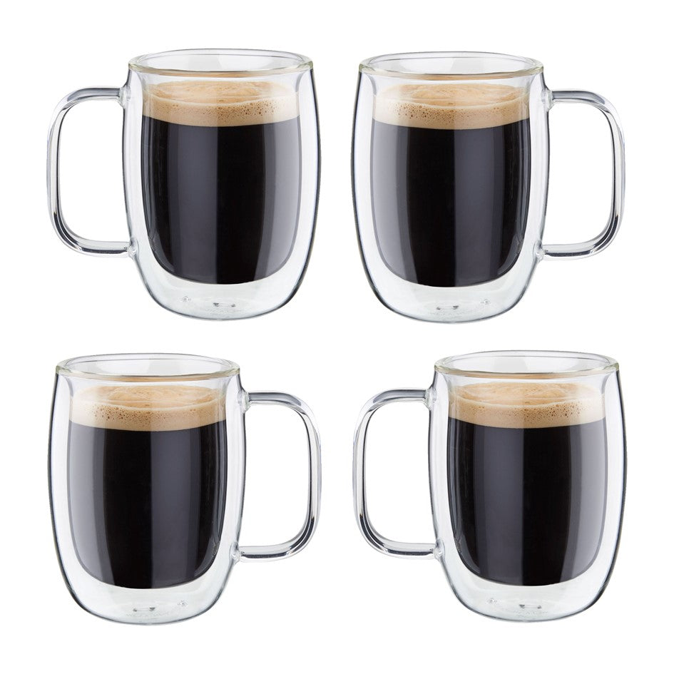 Sorrento Plus - Double Espresso Glass Mug (Set of 4) – Il’argento Registry