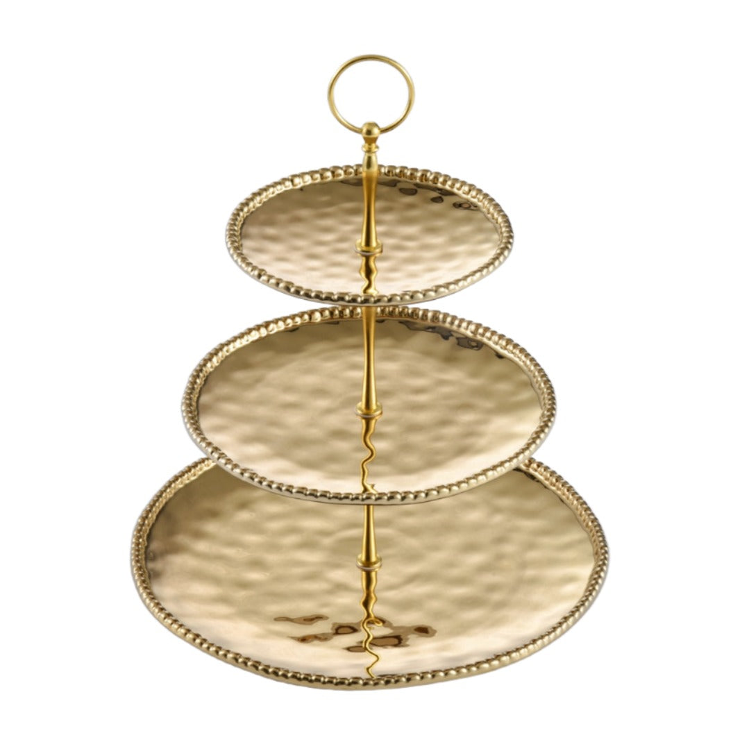 Monaco - Gold - 3 Tier Stand – Il’argento Registry