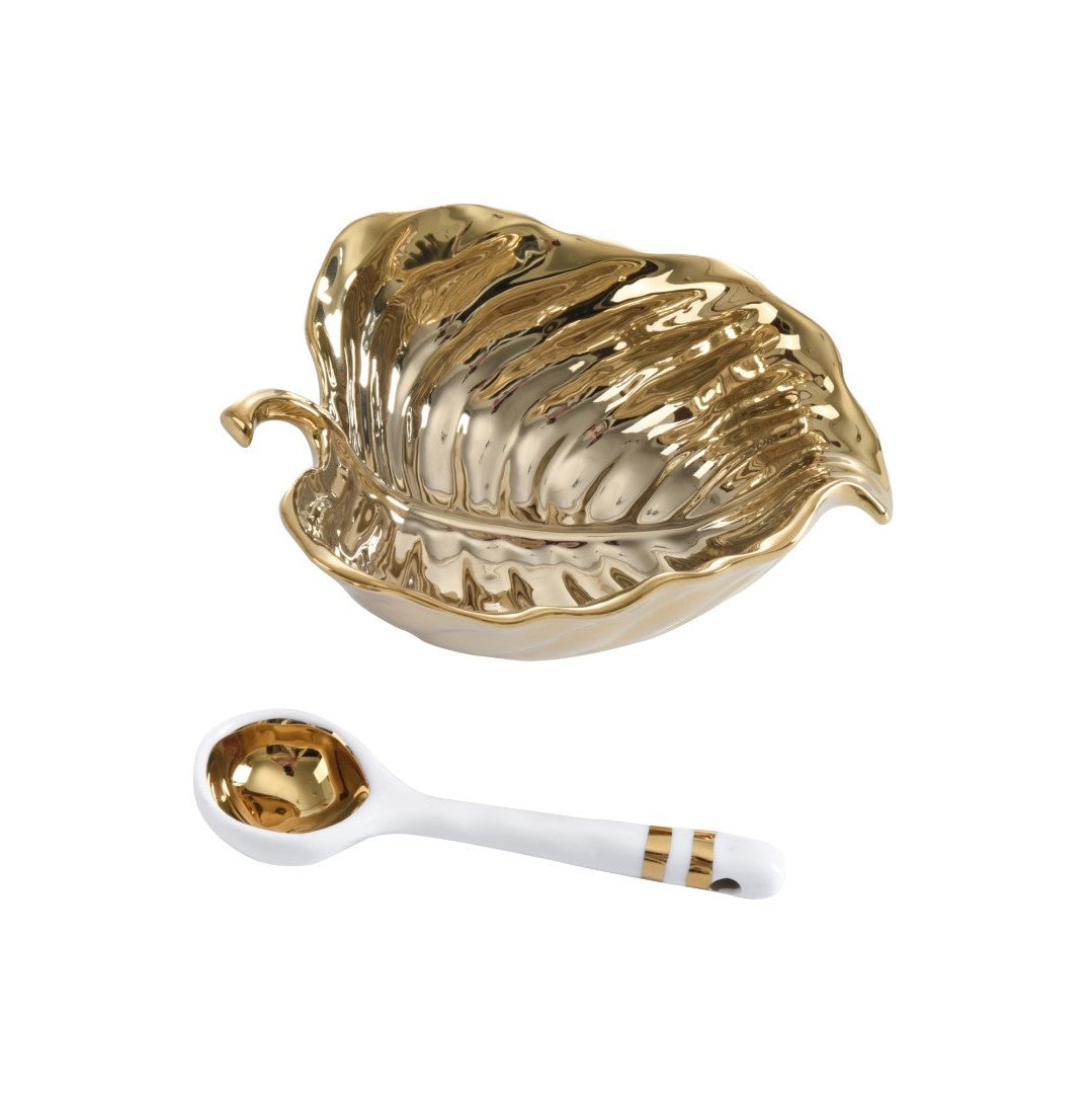 White and Gold - The Gold Leaf Set – Il’argento Registry