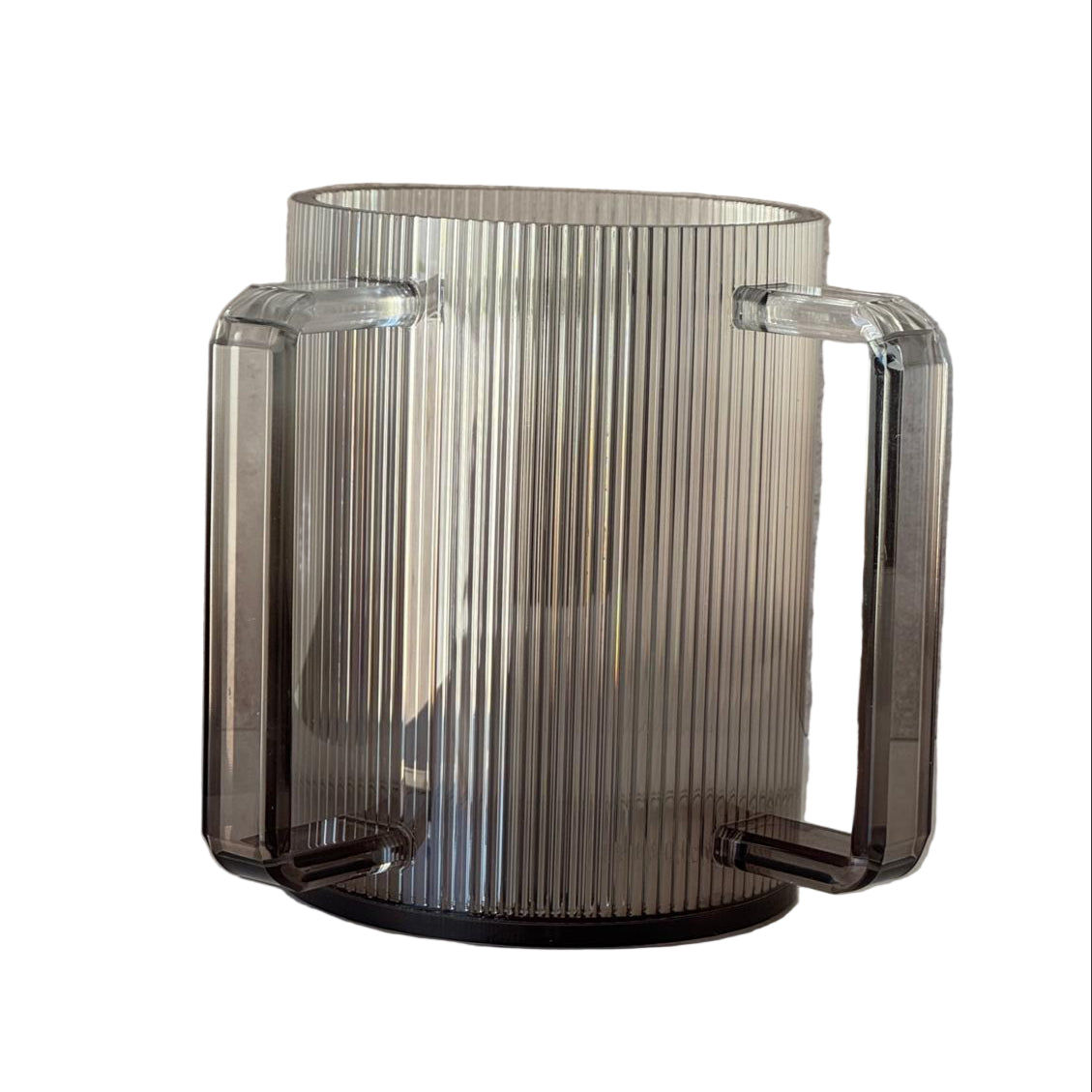 Netilat Yadayim Cup - Griege Ribbed Acrylic – Il’argento Registry